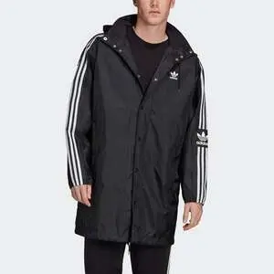 Adidas Originals Hooded Printed Long Windbreaker