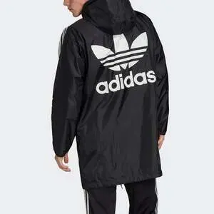 Adidas Originals Hooded Printed Long Windbreaker