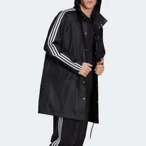 Adidas Originals Hooded Printed Long Windbreaker
