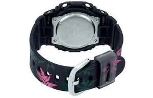 Casio Baby-g Digital Watch With Floral Print - Black