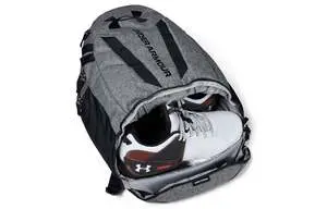 Under Armour Hustle 5.0 Backpack - Grey/black