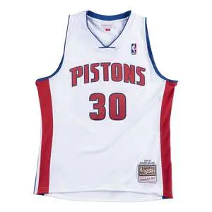 Mitchell & Ness Nba Swingman Rasheed Wallace Detroit Pistons 2003-04 Jersey - White/red/blue