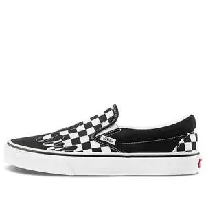 VANS Vans Classic Slip-On Paint Drip Checkerboard Blackwhite