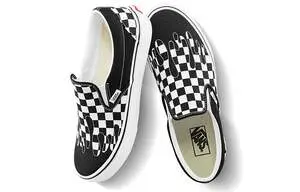 VANS Classic Slip-on Paint Drip Checkerboard - Blackwhite