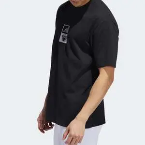 Adidas Logo Printing Round Neck Short Sleeve