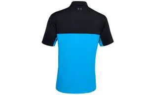 Under Armour Performance 2.0 Crestable Colorblock Polo Shirt 'black Blue