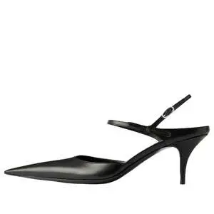 Balenciaga Avenue Bow Slingback - Black/silver
