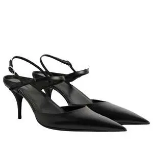Balenciaga Avenue Bow Slingback - Black/silver