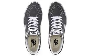 VANS Sk8-hi High-top Lace-up Sneakers - Gray