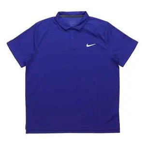 Nike Training Sports Quick Dry Breathable Short Sleeve Polo Shirt - Blue
