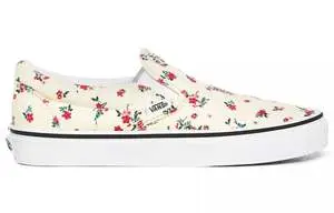 VANS Ditsy Floral Classic Slip-on Sneakers - White/red