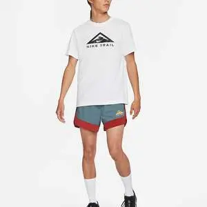 Nike Dri-fit Pattern Printing Round Neck Short Sleeve - White