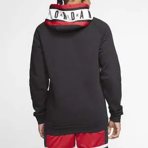 JORDAN Zip-up Hooded Jacket With Logo Detail