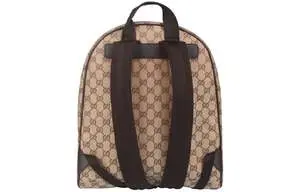 Gucci Logo Canvas Backpack