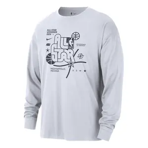 Nike 2024 Nba All-star Weekend Max90 Long-sleeve T-shirt - White