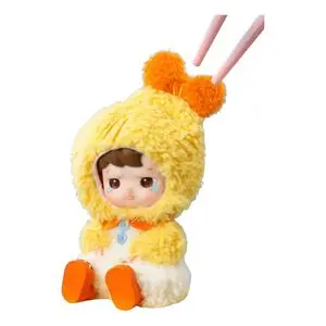POP MART Hacipupu Little Foodie 1/12 Action Figure 'crispy Fried Shrimp - Multi-color