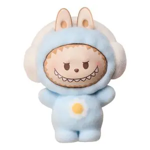 POP MART Pop Bean Fluffy And Cozy Figure 'labubu Toasty Snow Baby' Secret Edition - Multi-color