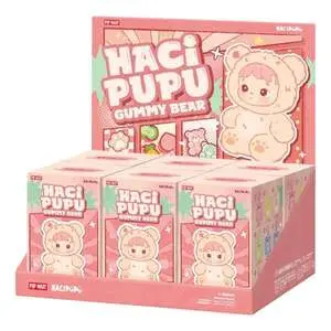 POP MART Hacipupu Gummy Bear Vinyl Plush Pendant Sealed Case - Multi-color