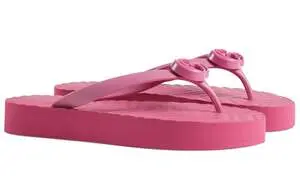 Gucci Chevron Thong Sandals - Pink