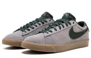 Nike Blazer Low Gt Skate Shoes - Grey/green