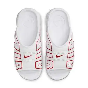 Nike More Uptempo Slide - White/red