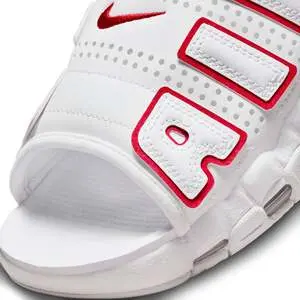 Nike More Uptempo Slide - White/red
