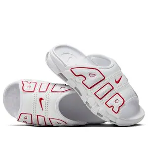 Nike More Uptempo Slide - White/red