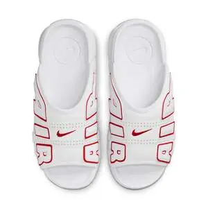 Nike More Uptempo Slide - White/red