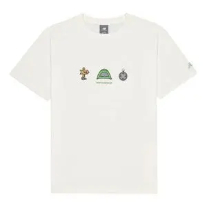 NEW BALANCE Camp Graphic T-shirts Asia Sizing - White