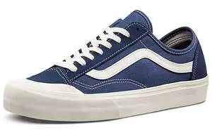 VANS Style 36 Decon Sf Salt Wash Low Top Sneakers - Blue/white