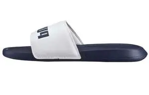 PUMA Popcat Shower Slides - White/blue