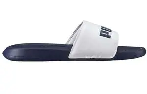 PUMA Popcat Shower Slides - White/blue