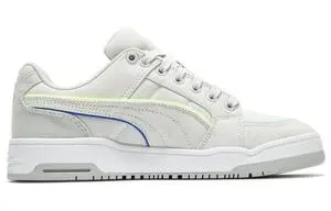 PUMA Slipstream Lo Canvas Sneakers - White/blue/grey