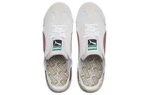 PUMA Roma Og Nylon Low Top Sneakers - White/red/black