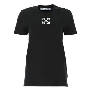 Off-White Printed Short Sleeve T-shirt - Black