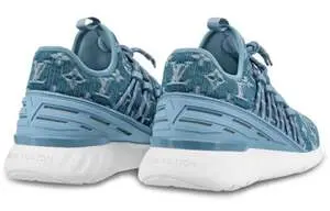 LOUIS VUITTON Fastlane Sneakers Denim Logo Monogram