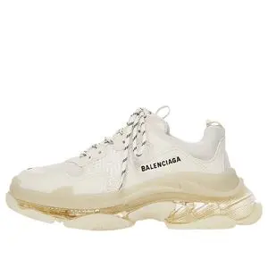 Balenciaga Triple S Sneaker 'clear Sole - Cream