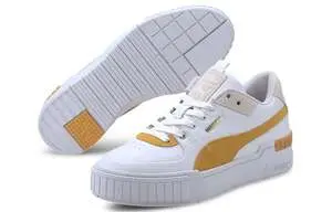 PUMA Cali Sport Heritage Sneakers - White/gold