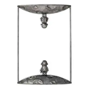 POP MART Mega Space Molly Hello Moon Decorative Mirror - Multi-color