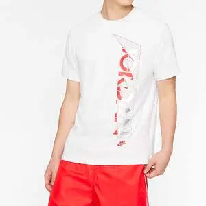 JORDAN Brand Ss Tee Black Reflective Logo Printing Short Sleeve