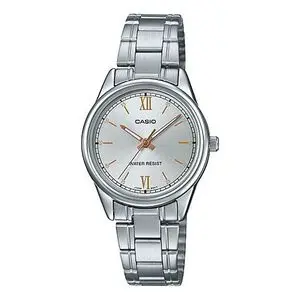 Casio Quartz Analog Watch With Stainless Steel Band - Silver