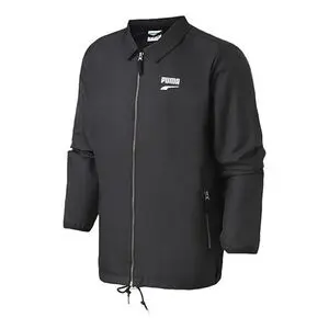 PUMA Downtown Casual Sports Lapel Jacket - Black