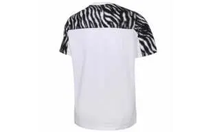PUMA Short Sleeve Colorblocked Zebra Print T-shirt