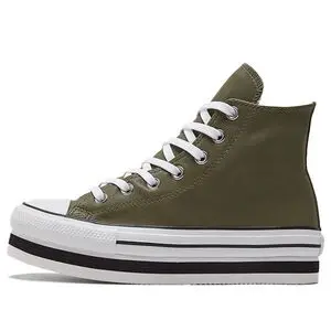 CONVERSE Chuck Taylor All Star Platform Layered High Top Sneakers - Green