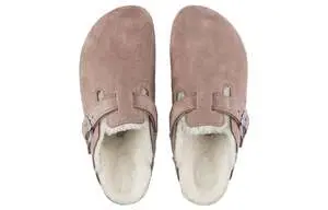 BIRKENSTOCK Boston Shearling Clogs - Pink
