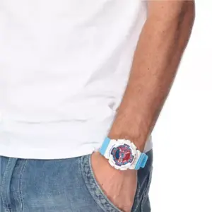 Casio G-shock Analog-digital Watch - Blue/white