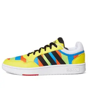 Adidas Hoops 3.0 Ses Low Top Sneakers - Yellow/blue/green