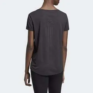Adidas Training Sports Short Sleeve Metallic Top