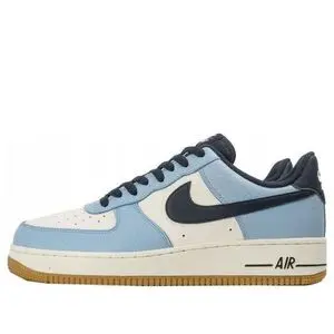 Nike Force 1 Low Cap Gum Sneakers - Blue