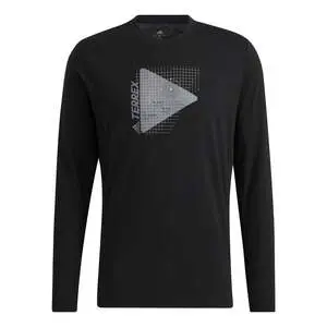 Adidas Play Button Graphic Long Sleeve Pullover